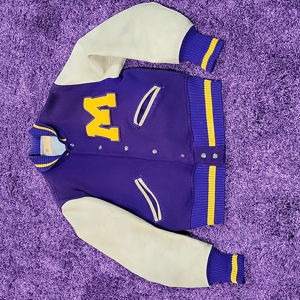 Vintage 1950s Letterman Jacket Chenille Letter M- H.L… - Gem